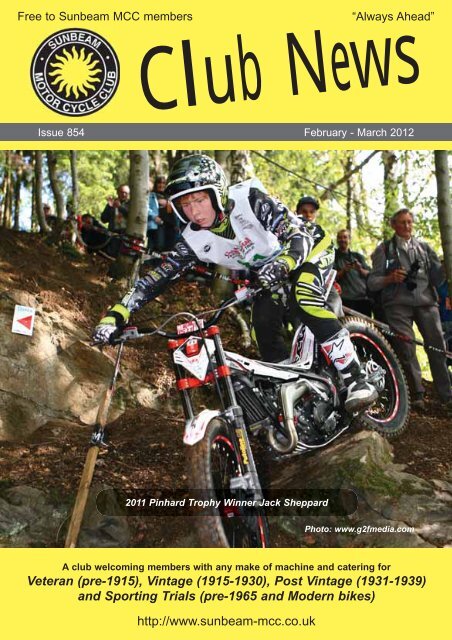 Magazine #854 - Sunbeam MCC