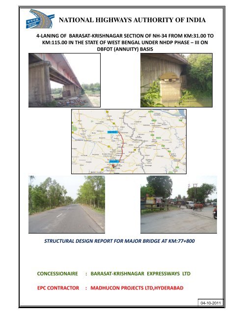 NATIONAL HIGHWAYS AUTHORITY OF INDIA