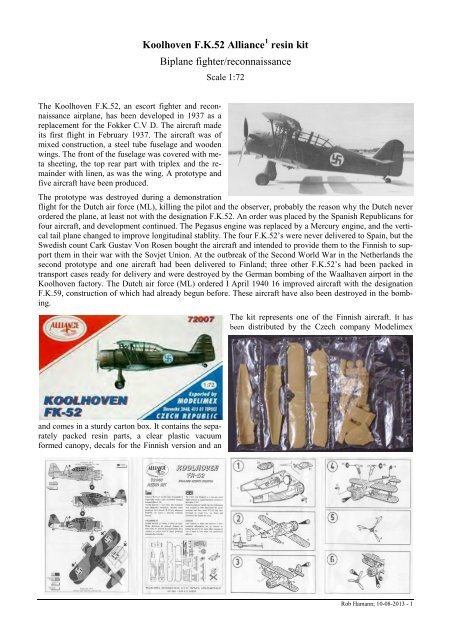 FK 52 - hollandaircraft.nl