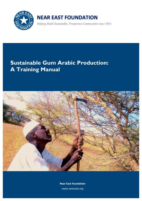 Sustainable Gum Arabic Production - Near East Foundation