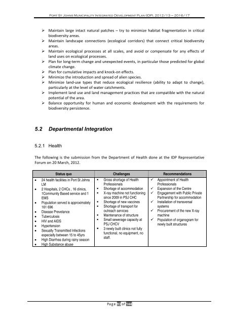 Port St Johns Municipalit