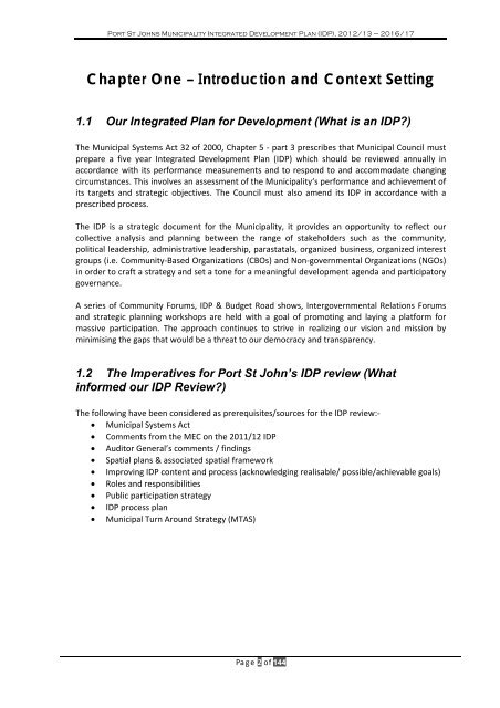 Port St Johns Municipalit