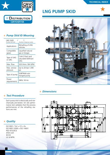 LNG PUMP SKID - Cryostar