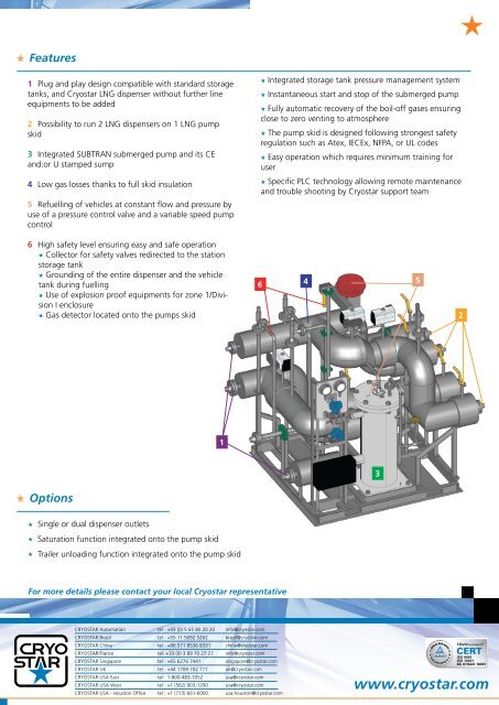 Features 1 Plug and play