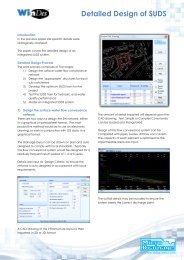 WinDes DRAWNET 3D MODEL BUILD FOR ... - Micro Drainage