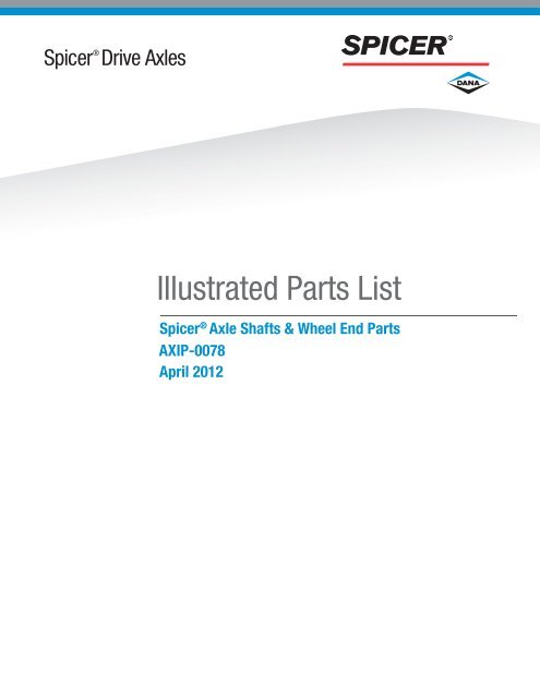 Illustrated Parts List