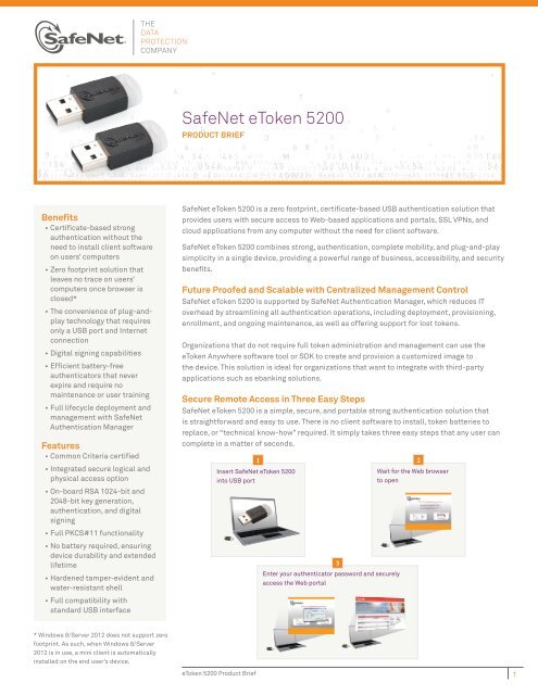 SafeNet eToken 5200 - Global Forte