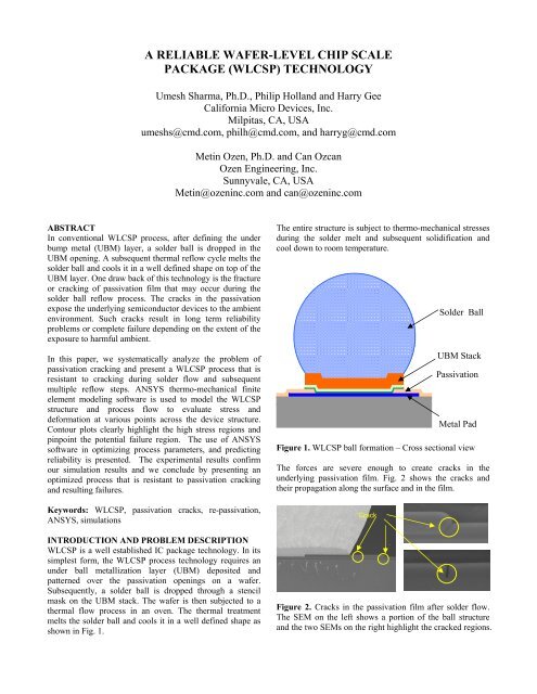 a reliable wafer-level chip scale package (wlcsp) - AKRO Engineering