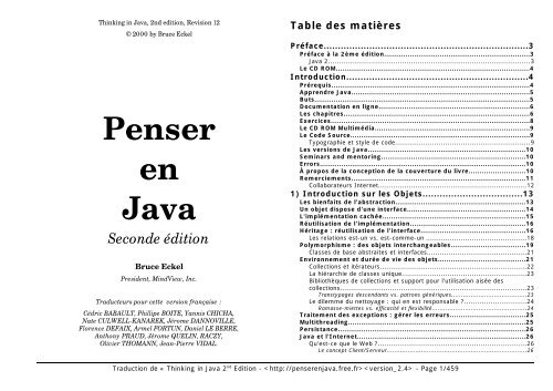 Construire une interface graphique en Java Introduction à - Espèces En ...