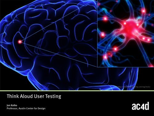 Think Aloud User Testing - Austin Center for Design