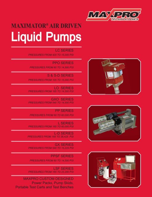 how to select a maxpro pump - Zycon