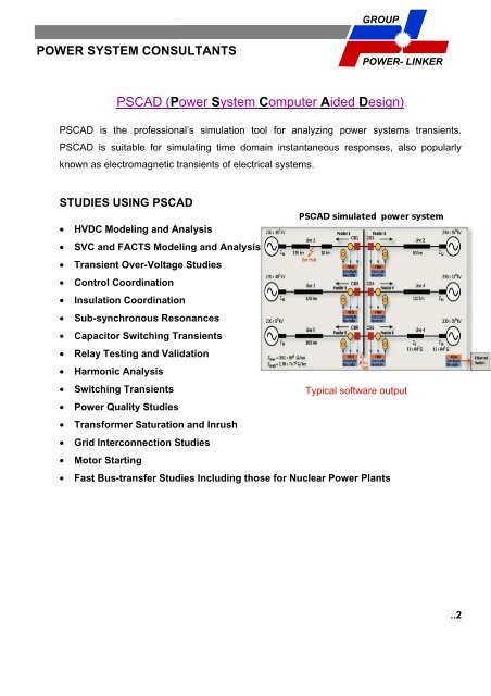 PSCAD (Power System Computer Aided Design)