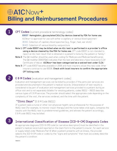 Billing and Reimbursement Procedures - QuickMedical