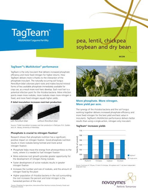 TagTeam all crops data sheet - Novozymes