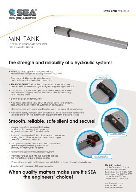 Mini Tank - SEA (UK)