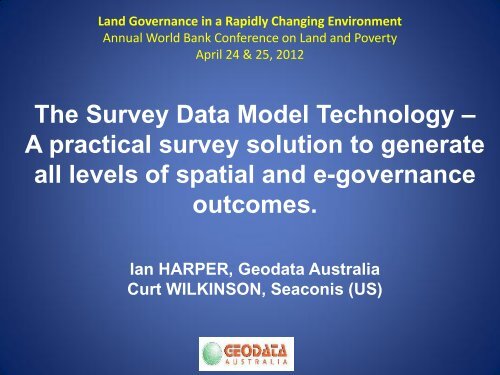 The Survey Data Model Technology - World Bank Conference on ...