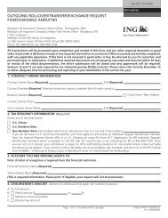 AXA Equitable 1035 Exchange Form - Preceptwm.com