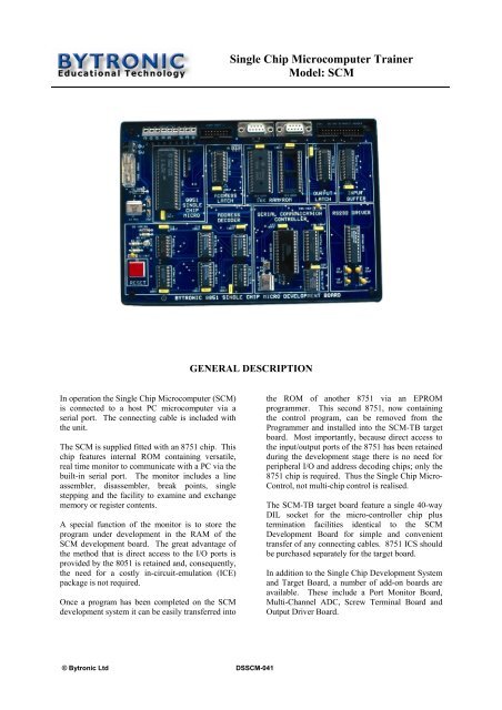 SCM - Single Chip Micro