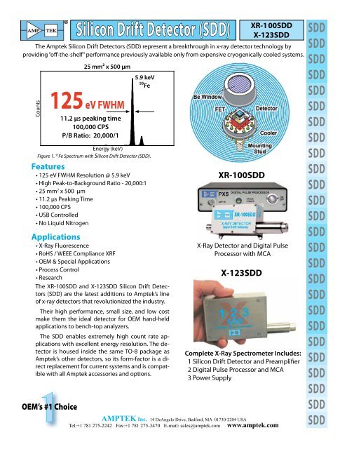 XR-100SDD-Silicon-Drift-Detector-SDD-Specifications