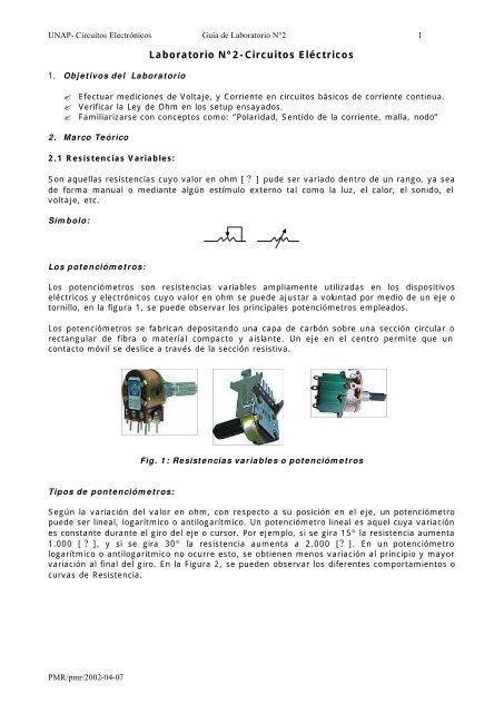 Laboratorio N°2-Circuitos Eléctricos