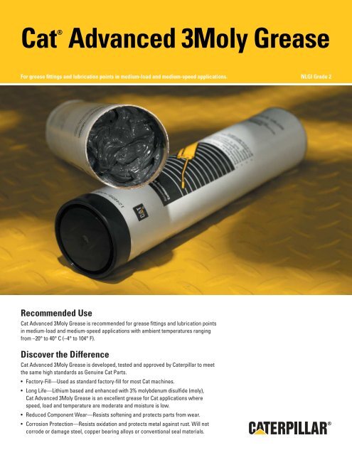 CatÂ® Advanced 3Moly Grease