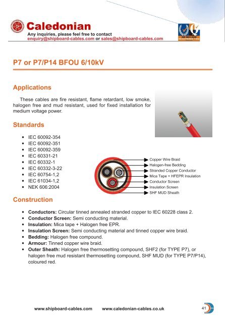 P7 or P7/P14 BFOU 6/10kV