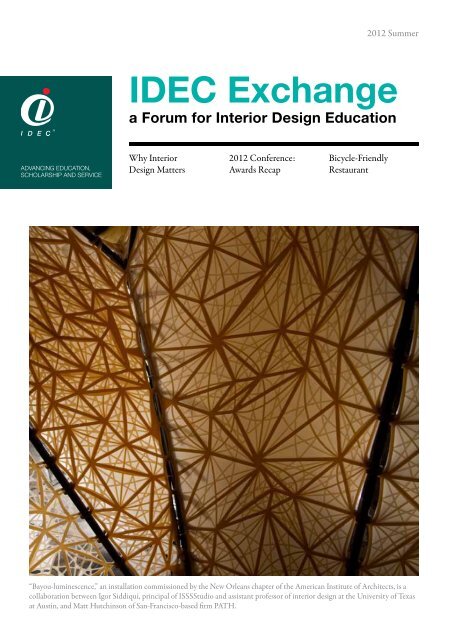 IDEC Exchange - Interior Design Educators Council