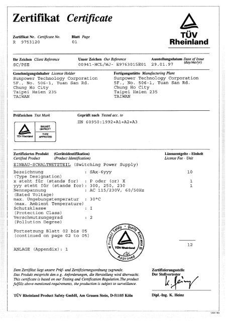 EN 60950 :1992+A1+A2+A3