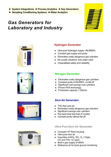 Gas generators for Laboratory and Industry.pdf - Compact MM Trade