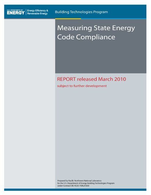 Measuring State Energy Code Compliance - Building Energy Codes