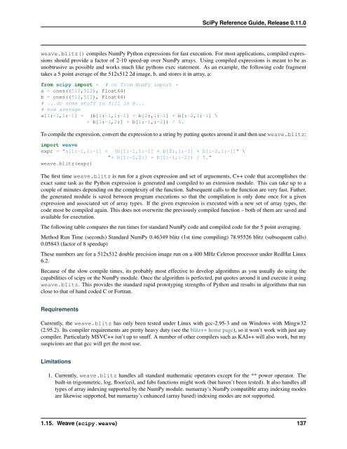 Scipy