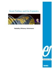 YR Turbines - Elliott Turbomachinery