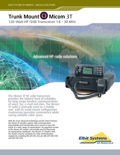 Trunk Mount Micom 3T - Elbit Systems of America