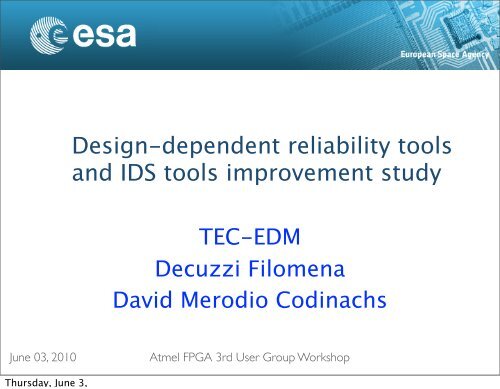 Design-dependent reliability tools and IDS tools improvement study