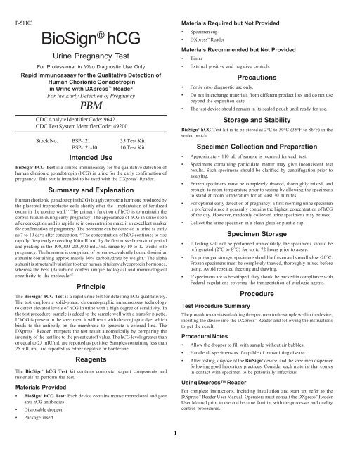 BioSign hCG CE urine-reader.p65 - Chirus