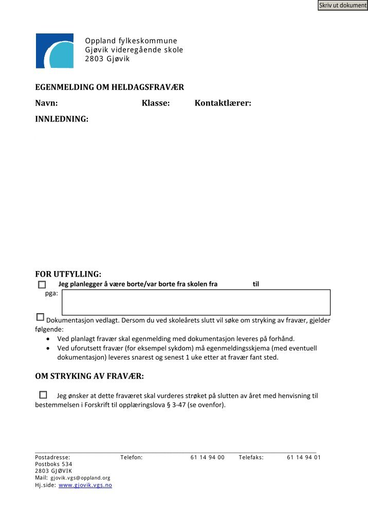 Egenmelding Magazines