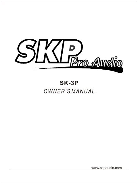 SK-3P - SKP Pro Audio