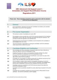 Advanced Life Support recertification course - Resuscitation Council ...