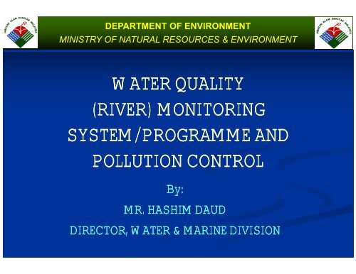 (river) monitoring system/programme and - WEPA