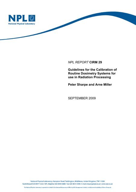 NPL report - National Physical Laboratory