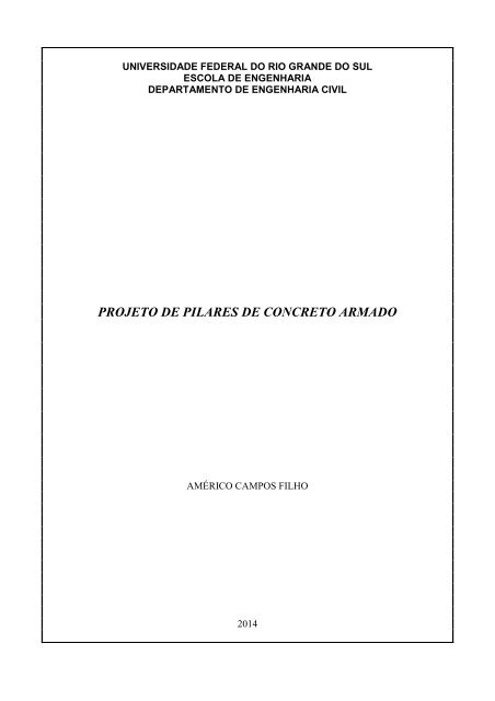 projeto de pilares de concreto armado - Chasqueweb.ufrgs.br