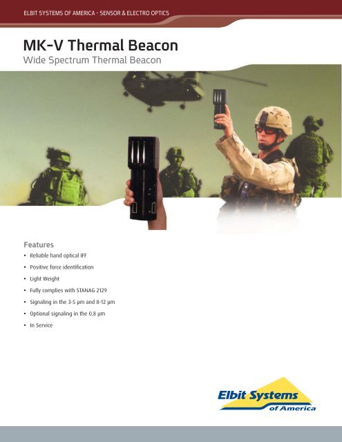MK V Hand held Thermal Beacon.indd - Elbit Systems of America