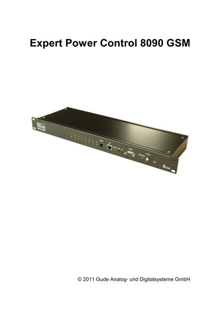 Expert Power Control 8090 GSM - Gude Analog
