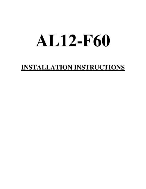 AL12-F60 - Plane Power