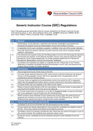 Appraisal form for identifying ALS Instructor Potential - Resuscitation ...