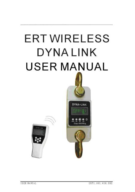ERT Wireless DYNALINK user manual.pdf - Vetek Scales