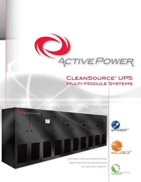 CleanSourceÂ® UPS - Active Power
