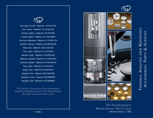 2006 P&A revL - TA Instruments