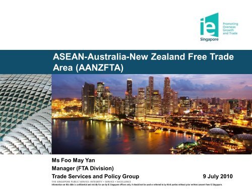 AANZFTA - Singapore Manufacturing Federation