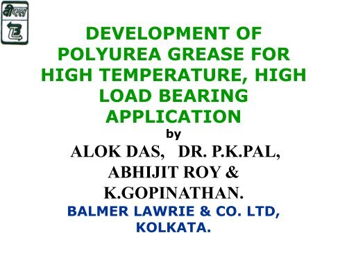 development of a polyurea grease for high temperature